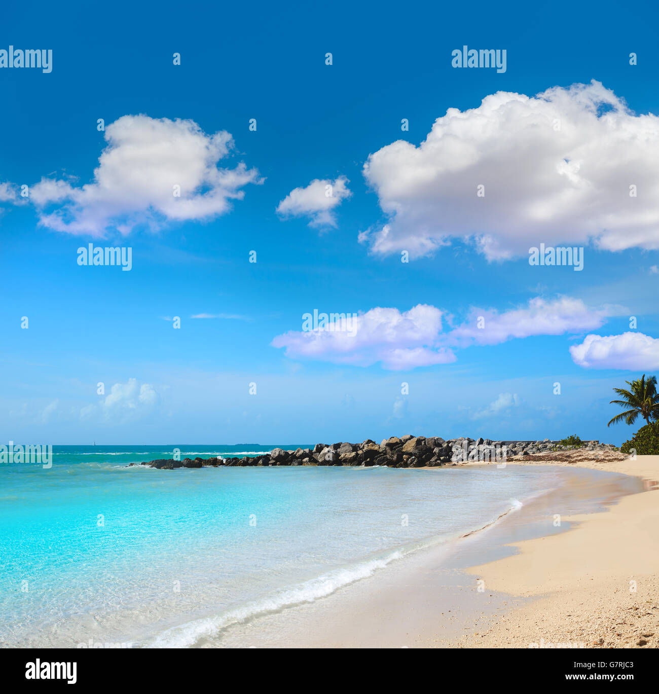 Key West beach Fort Zachary Taylor Park in Florida USA Stock Photo - Alamy