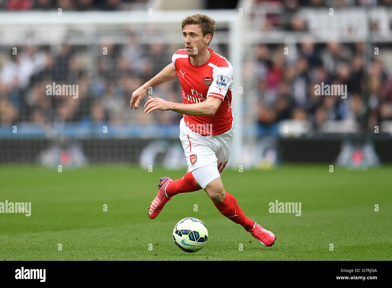 Arsenal's Nacho Monreal during the Barclays Premier League match at St ...