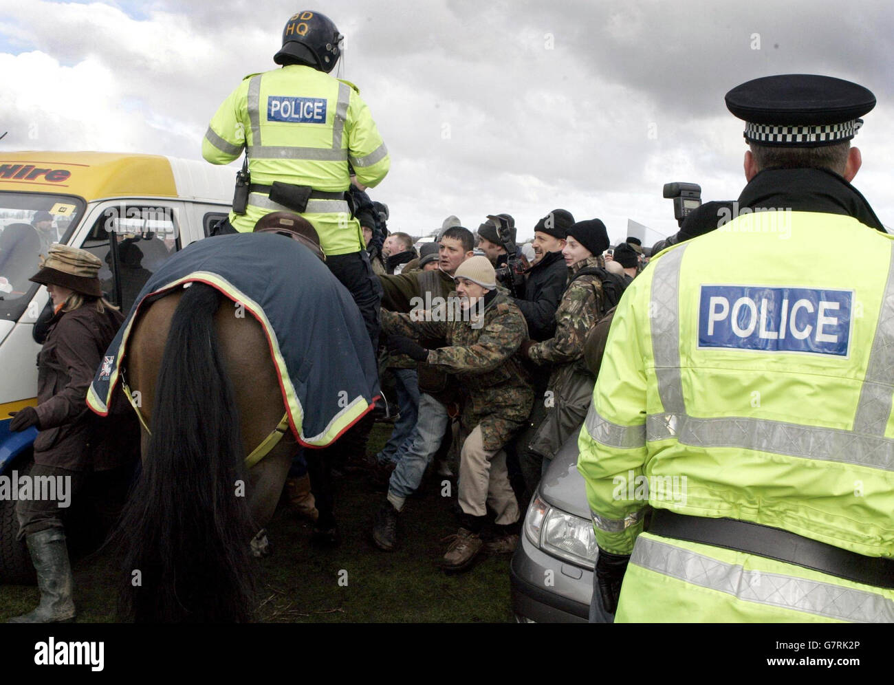 Hare Coursing - Waterloo Cup Stock Photo - Alamy