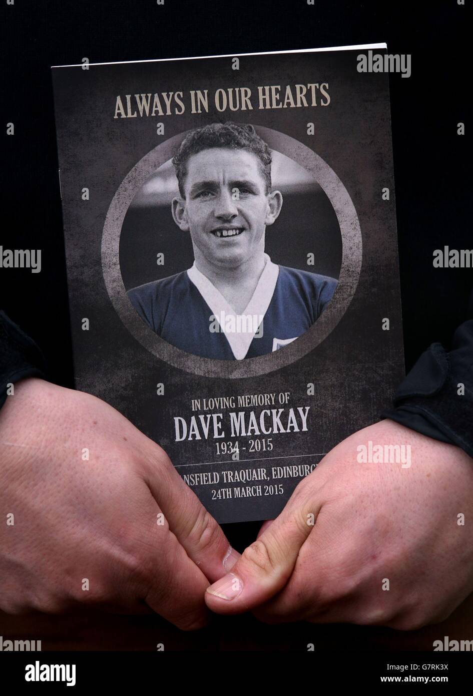 Dave Mackay funeral Stock Photo - Alamy