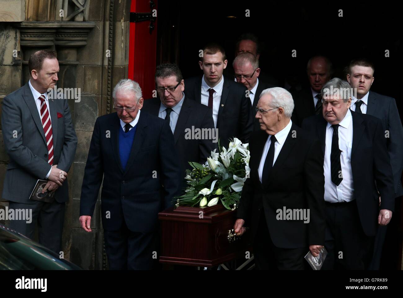 Dave Mackay funeral Stock Photo - Alamy