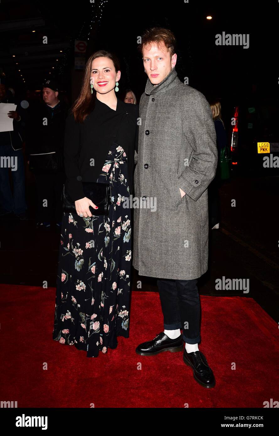 Hayley atwell attending the northern ballet performance of the great hi ...