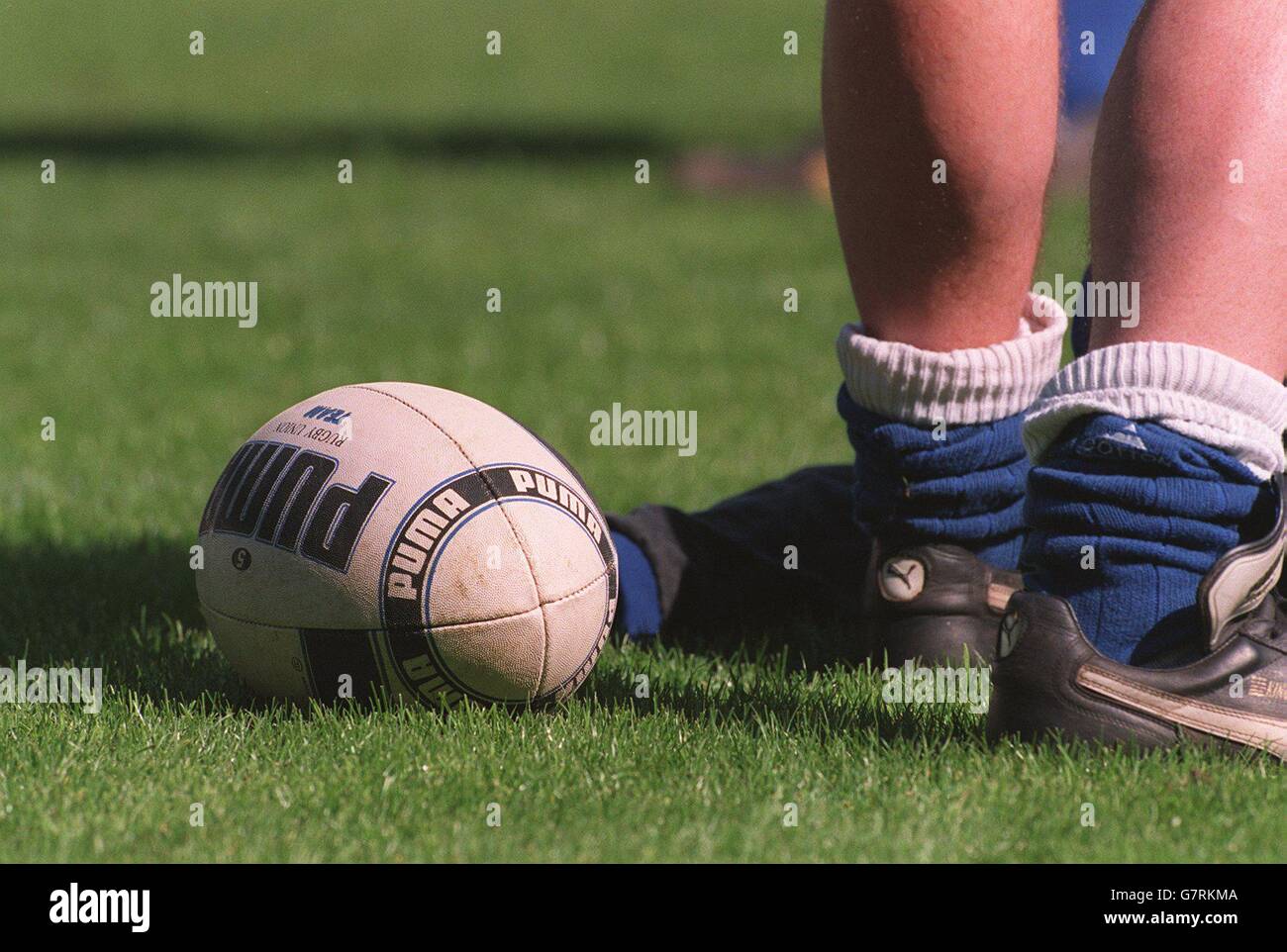 Rugby Union - Wasps v Bath. Rugby Boot & Ball Stock Photo - Alamy
