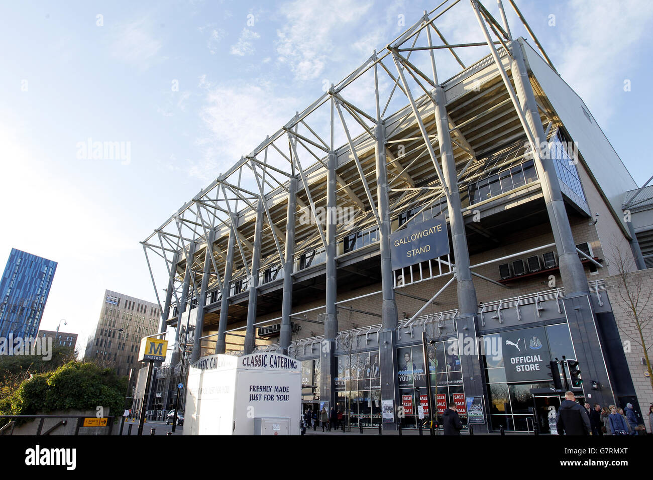 Gallowgate stand hi-res stock photography and images - Alamy