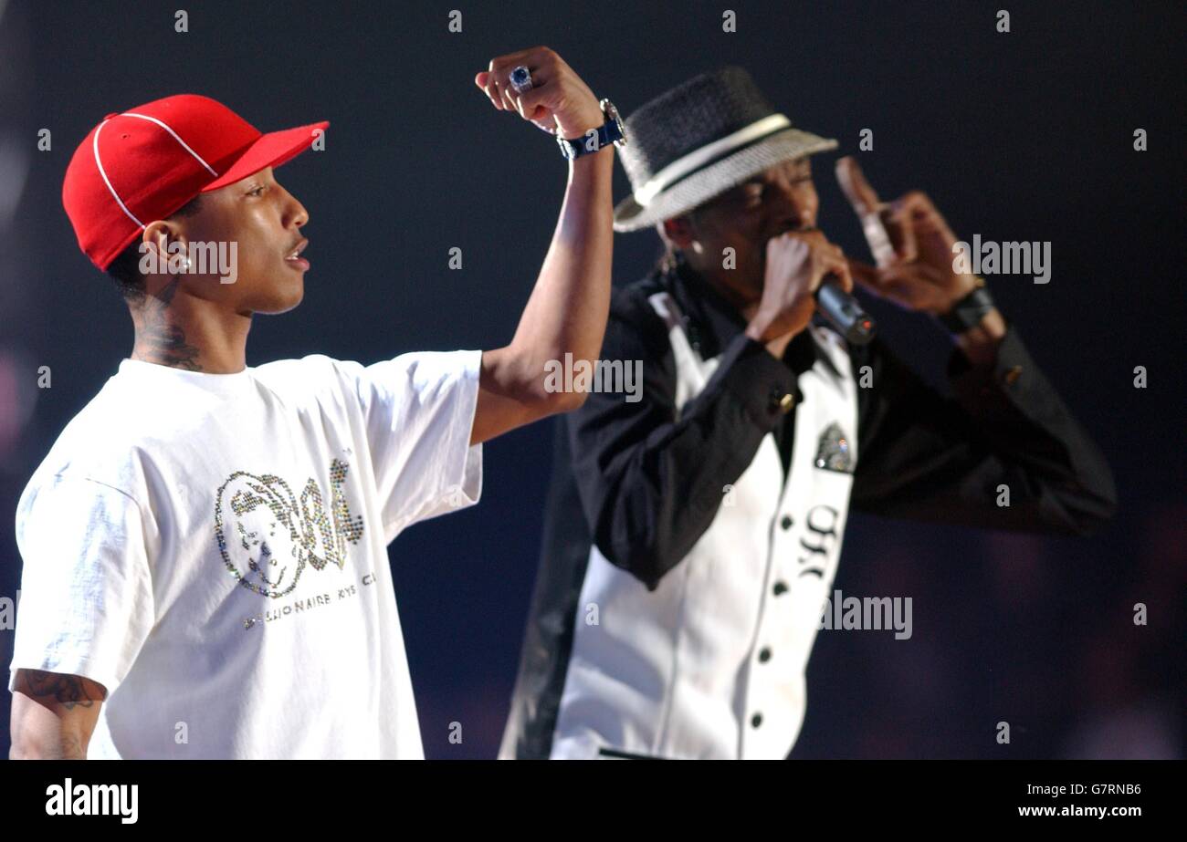 Brit Awards 2005 - Earls Court - On Stage Stock Photo - Alamy