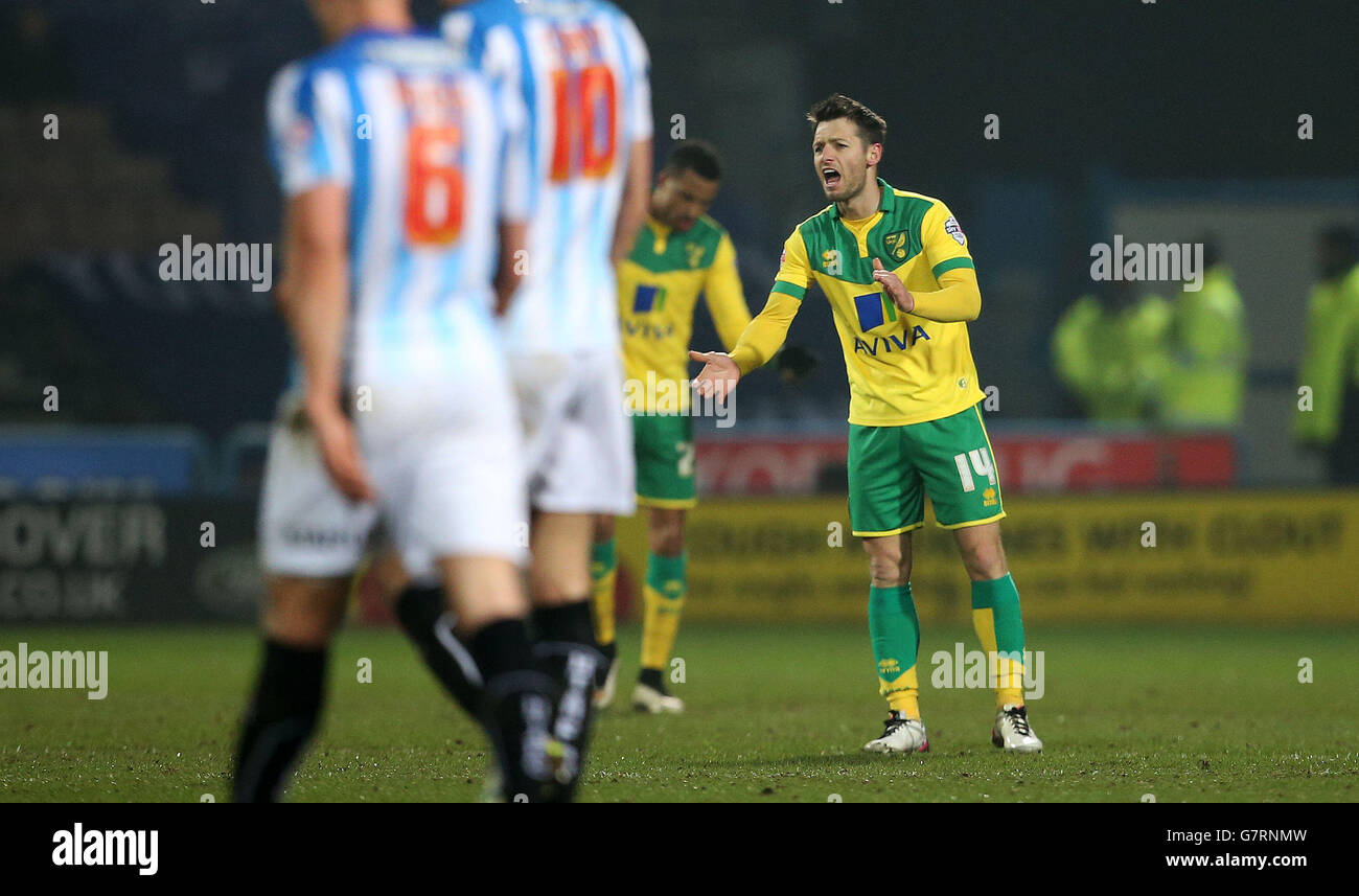 Norwich City's Wes Hoolahan celebrates scoring during the Sky Bet ...
