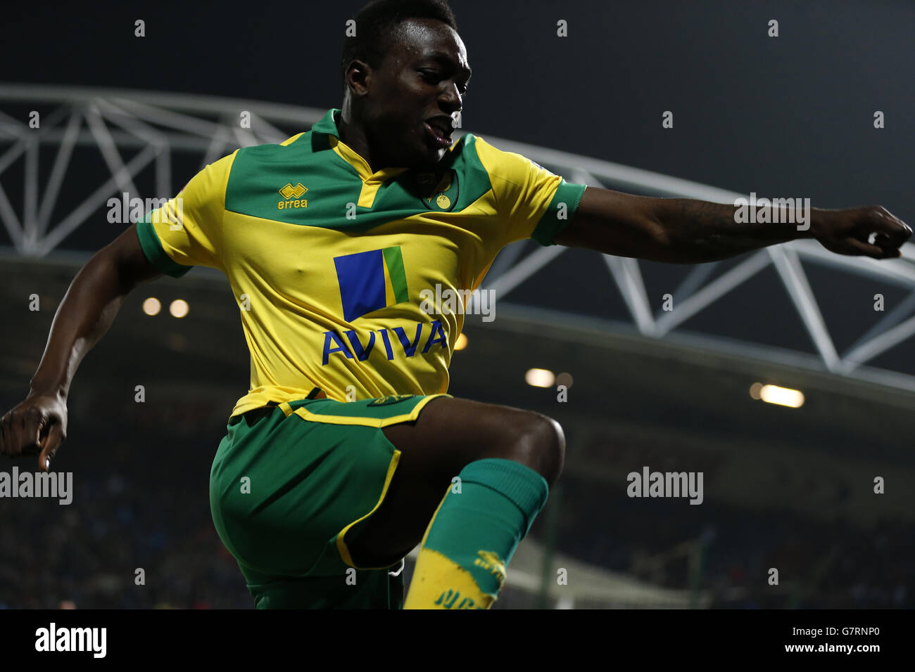 Norwich City's Jamar Loza celebrates scoring during the Sky Bet ...