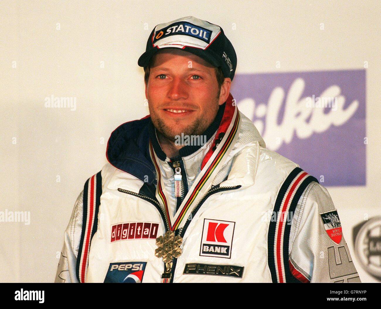 Skiing - Alpine World Skiing Championships - Giant Slalome Stock Photo ...