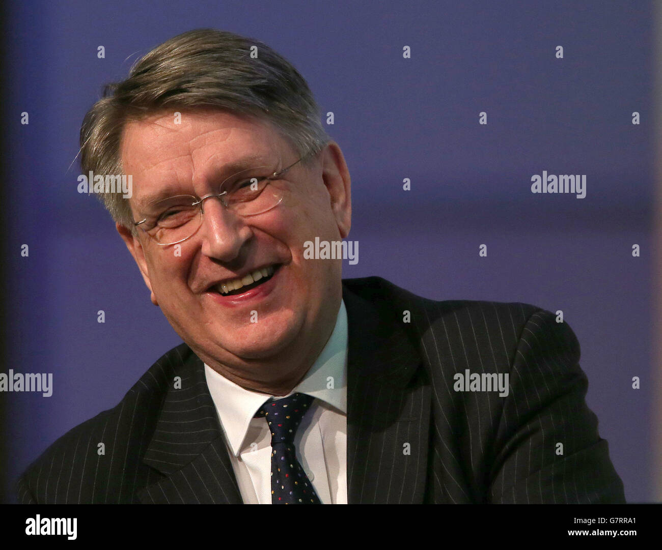 Chief Executive of Oil and Gas UK Malcolm Webb during a QandA session ...
