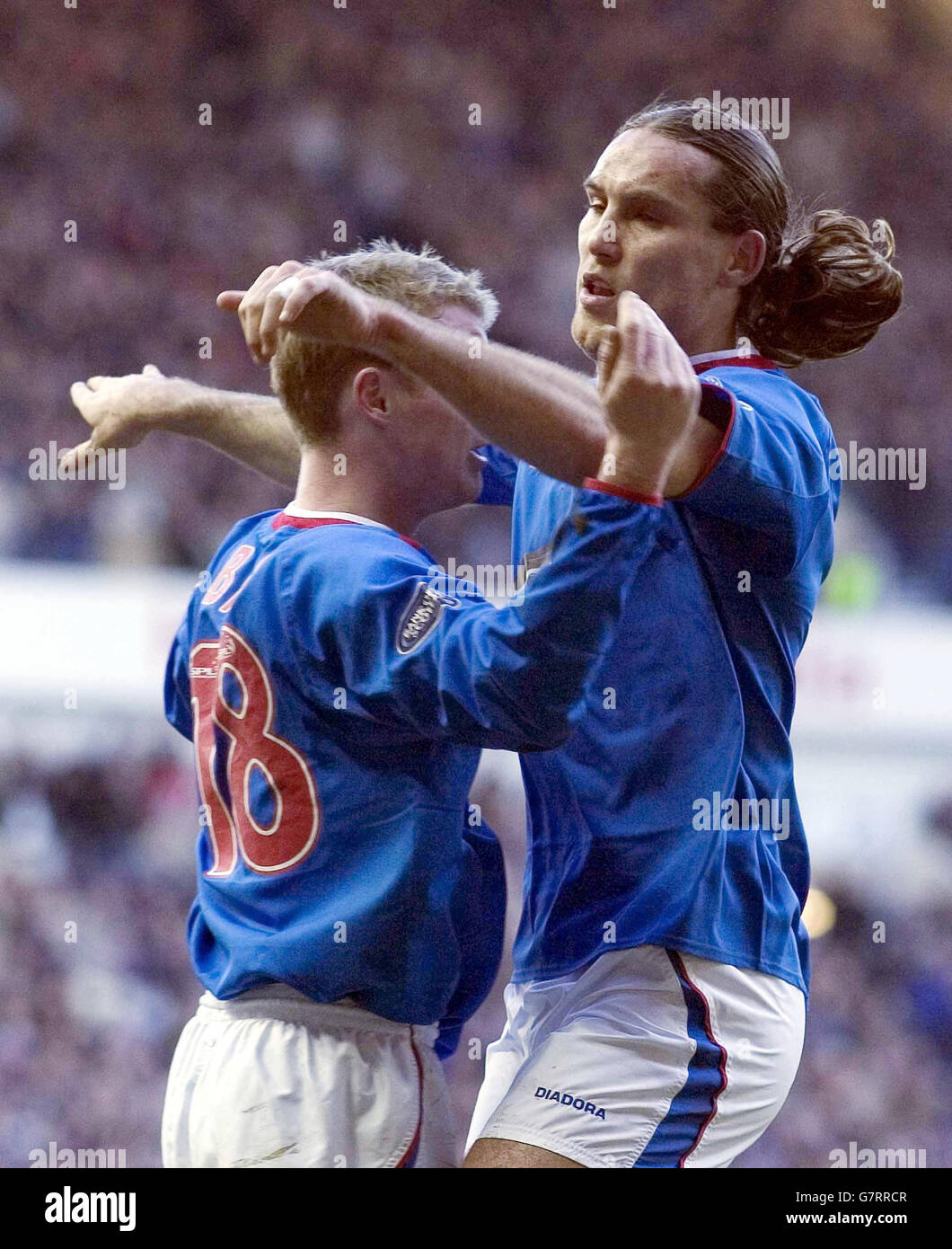 Rangers dado prso celebrates his goal hi-res stock photography and ...