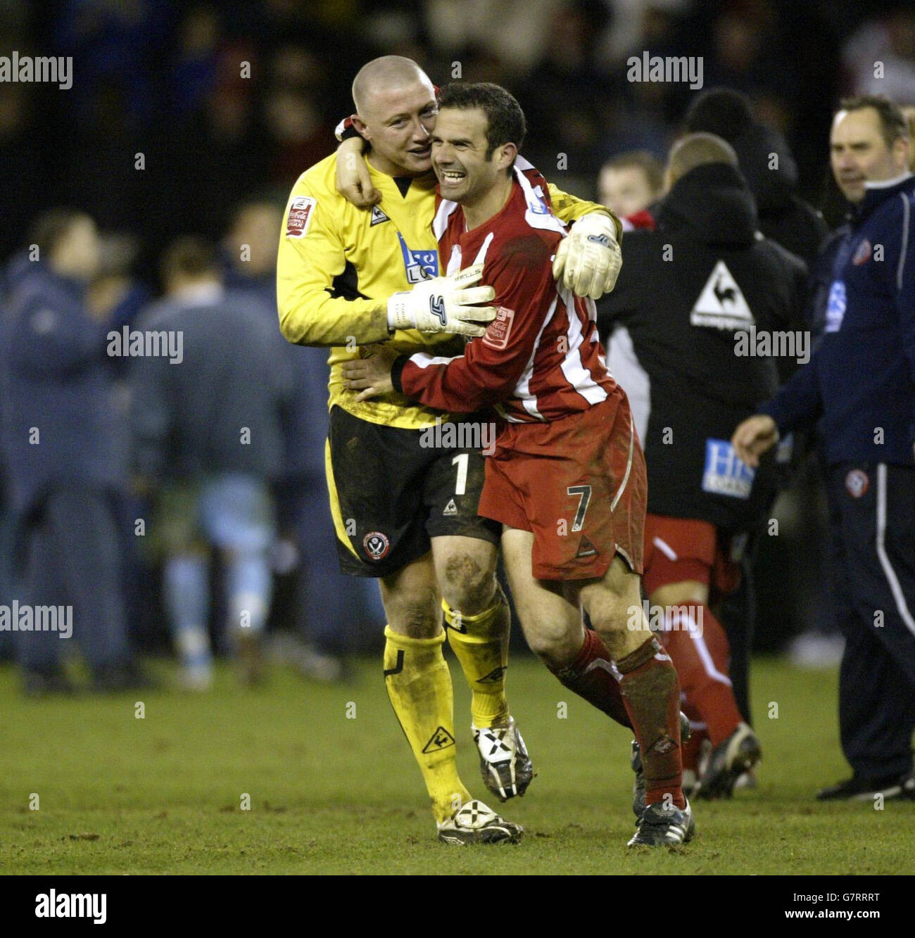 Sport football celebrating andy liddell hi-res stock photography and ...