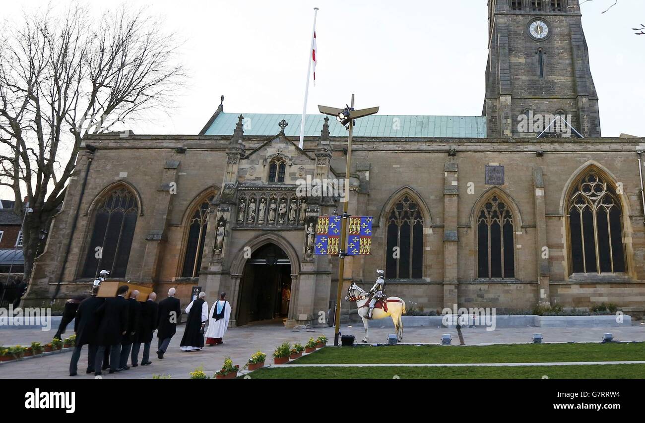 Richard III reburial Stock Photo - Alamy