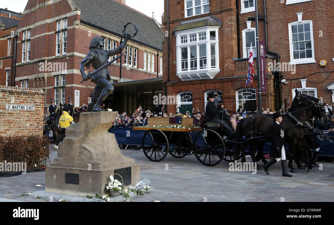 Richard III reburial Stock Photo - Alamy
