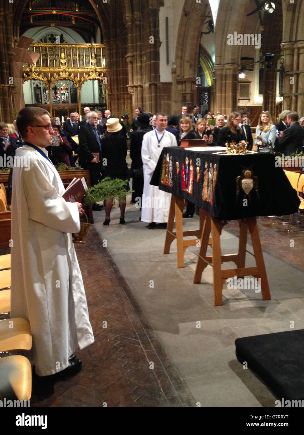 Richard III reburial Stock Photo - Alamy