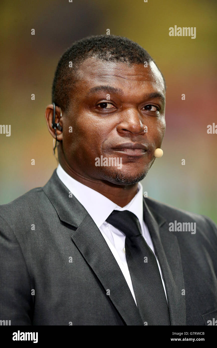 Ex footballer marcel desailly hi-res stock photography and images - Alamy