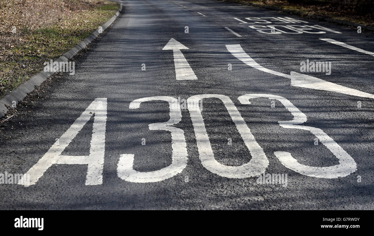 A-road stock - A303 Stock Photo - Alamy