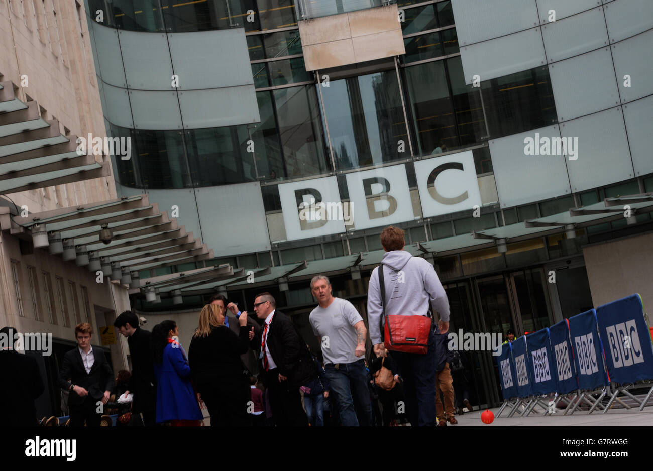 A general view of BBC Broadcasting House in Portland Place, London ...