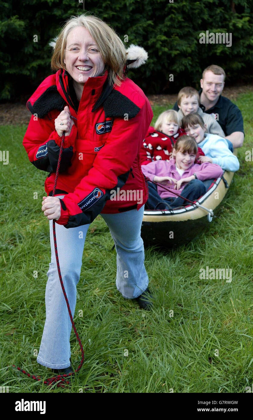 Ann Daniels - North Pole trek Stock Photo - Alamy