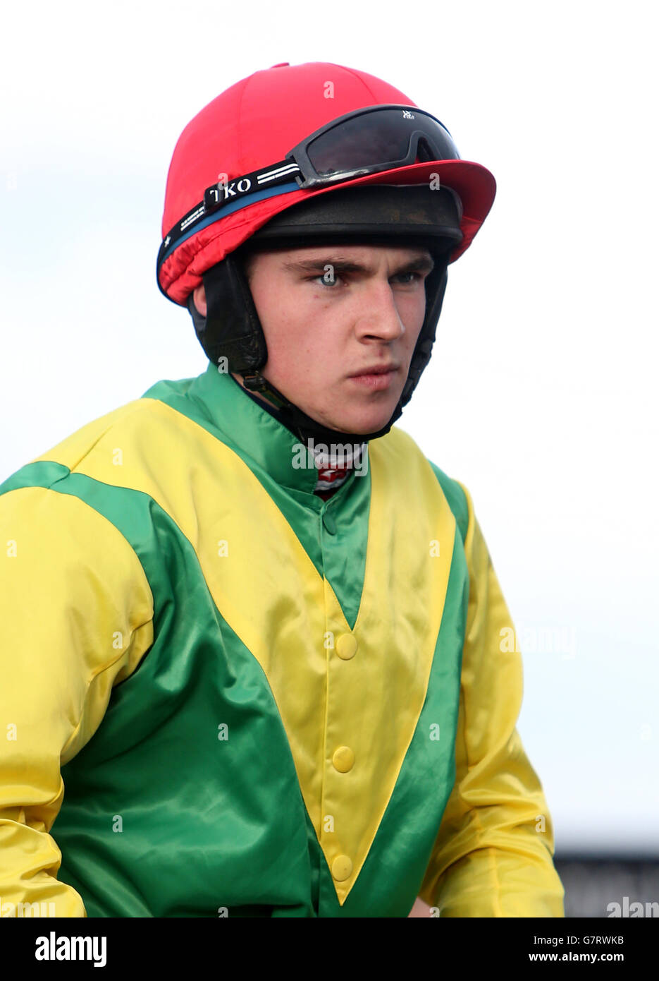 Jockey Jonathan Burke during the Betfred Midlands Grand National Day at ...
