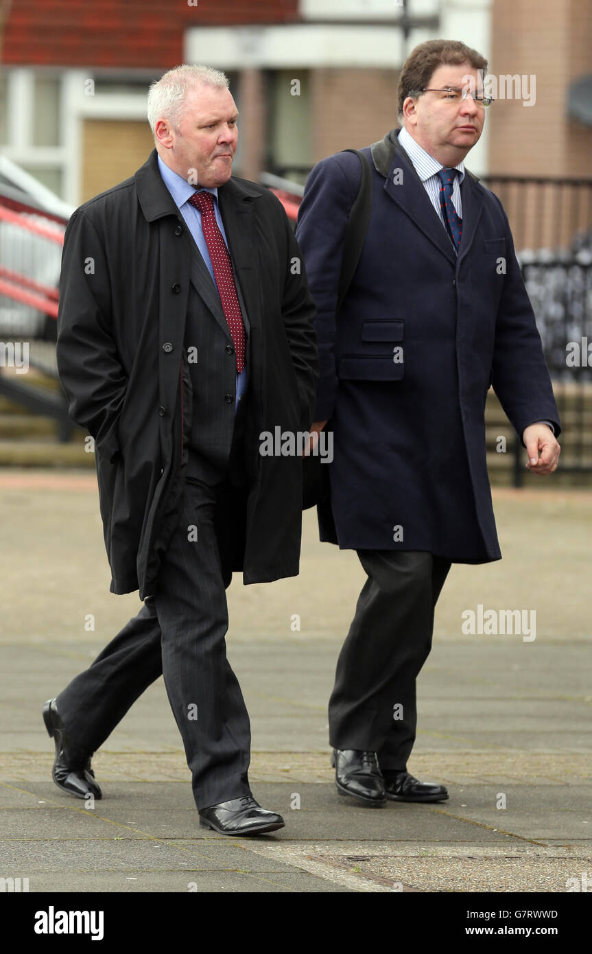 Chelsea fans court case Stock Photo - Alamy