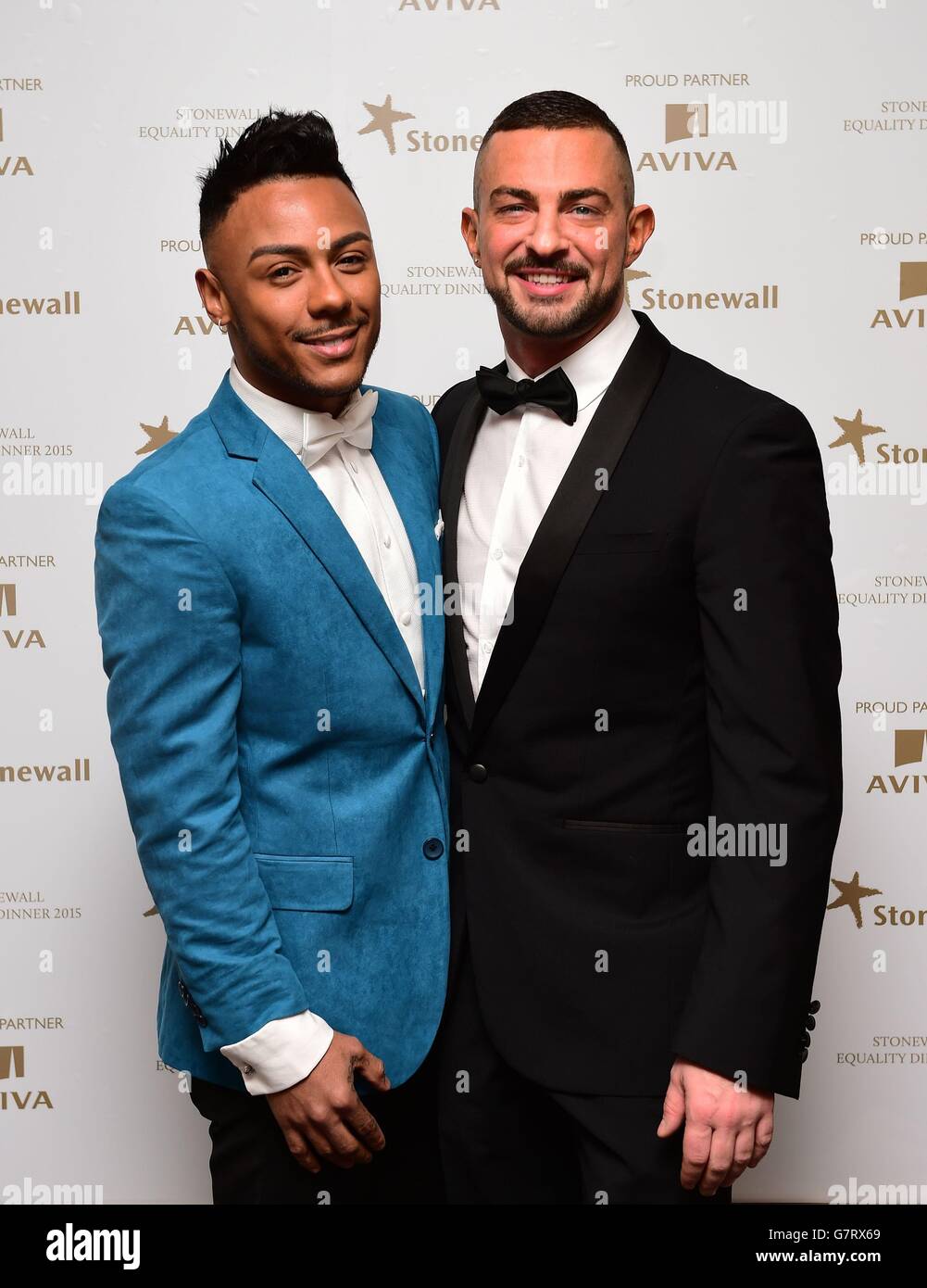 Marcus Collins (left) and Robin Windsor attending the Stonewall ...