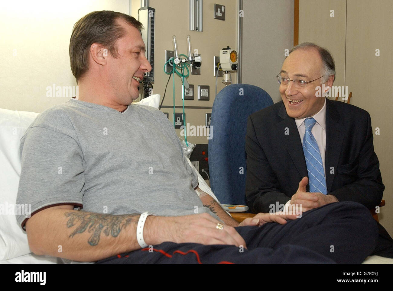 Michael Howard visit - The Heart Hospital Stock Photo - Alamy