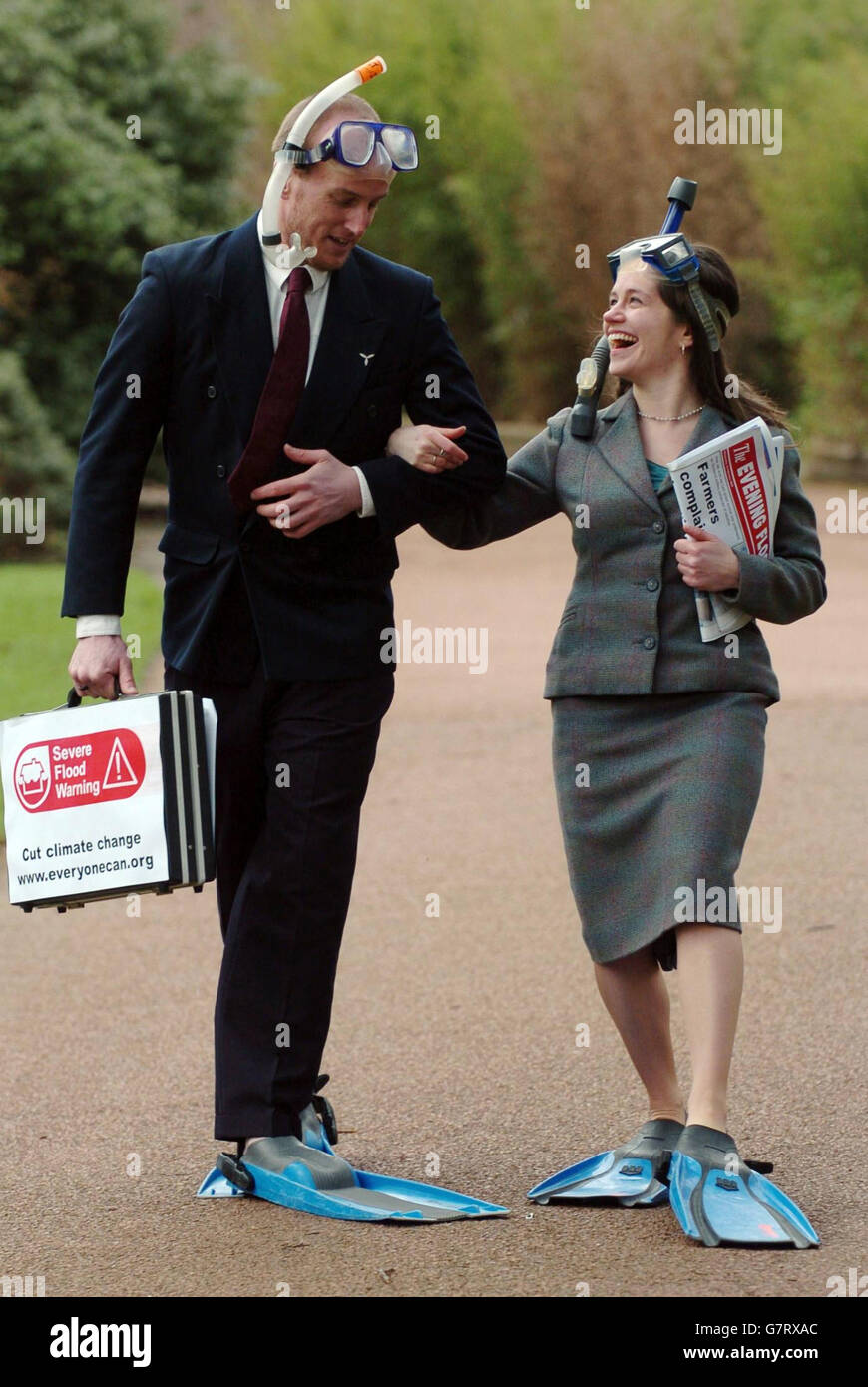 Campaigners Susan Waren and Luke Read launch a bid to reduce climate ...