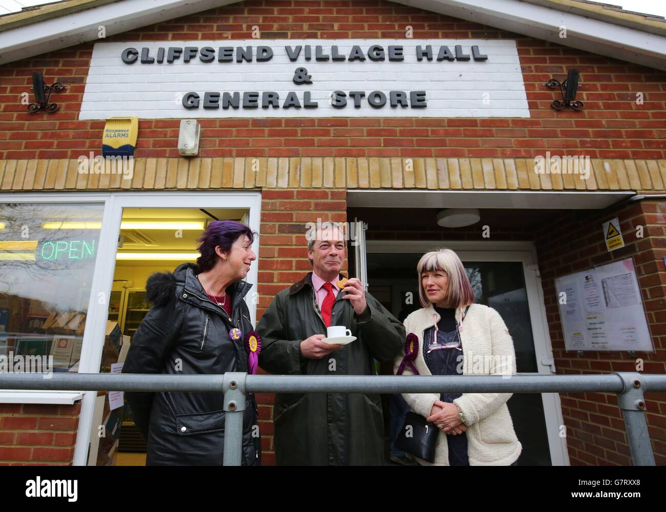 Continues general election campaign in south thanet constituency hi-res ...