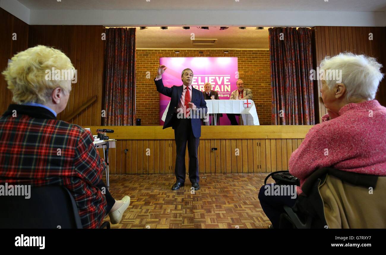 Continues general election campaign in south thanet constituency hi-res ...
