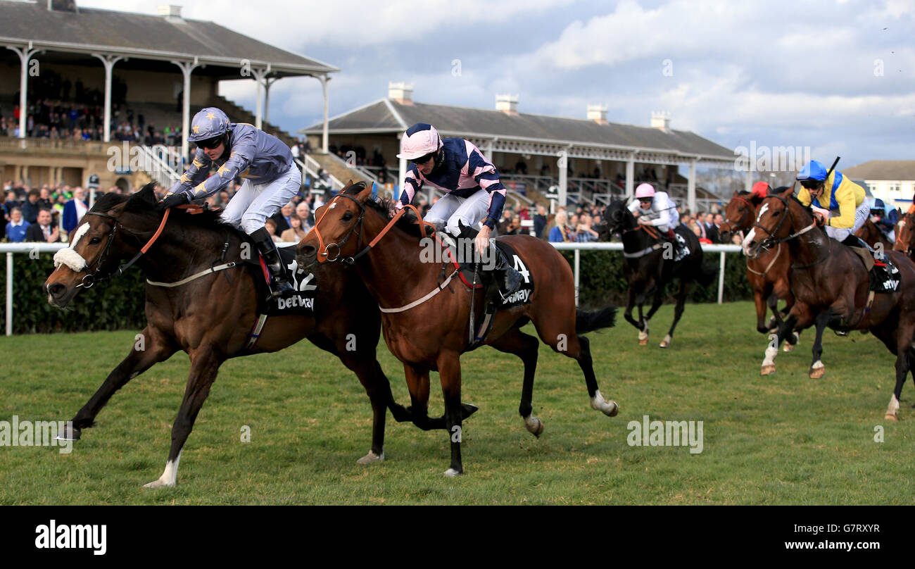 Horse Racing - Betway Lincoln Day - Doncaster Racecourse Stock Photo ...