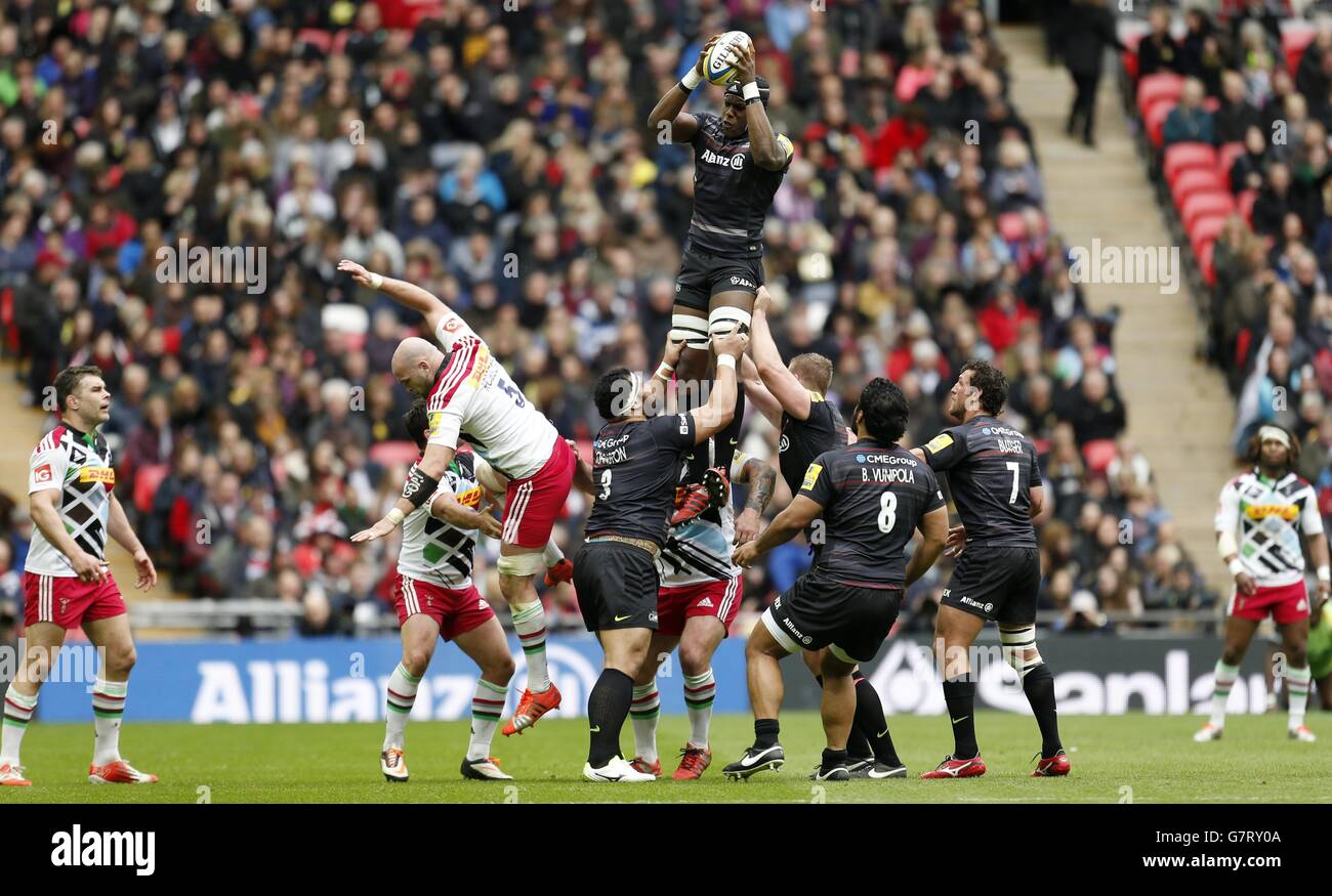 Rugby Union - Aviva Premiership - Saracens v Harlequins - Wembley ...