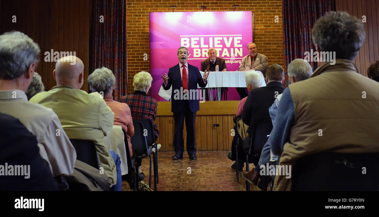 Continues general election campaign in south thanet constituency hi-res ...