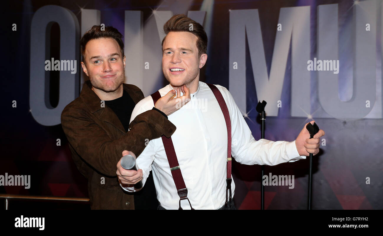 Olly Murs Waxwork at Madame Tussauds - Blackpool. Olly Murs unveils new ...