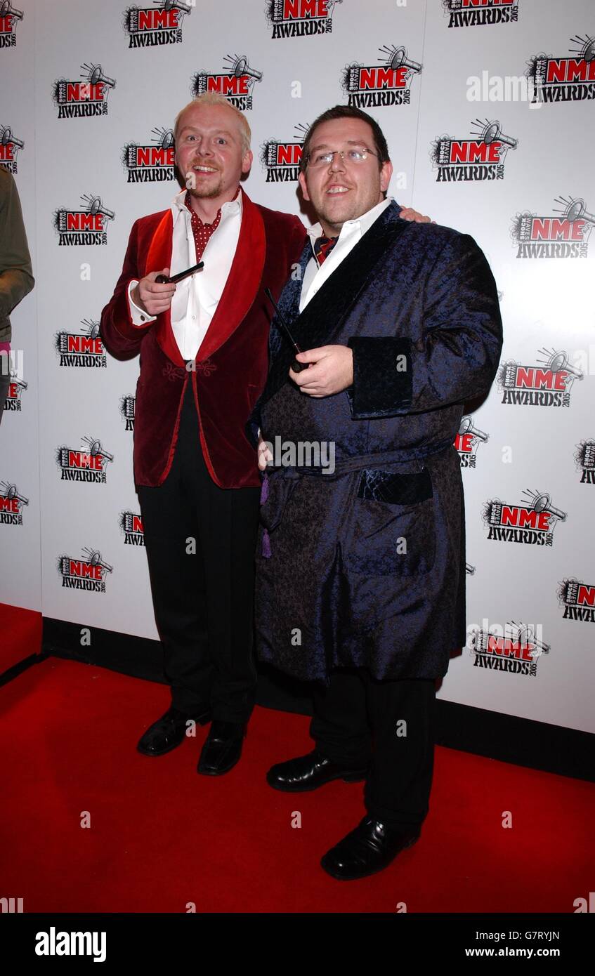 Shaun of the dead simon pegg left nick frost hi-res stock photography ...