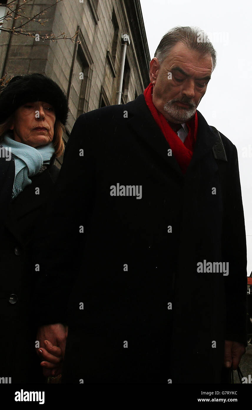 Ian Bailey and Jules Thomas leave the Four Courts in Dublin, after he ...