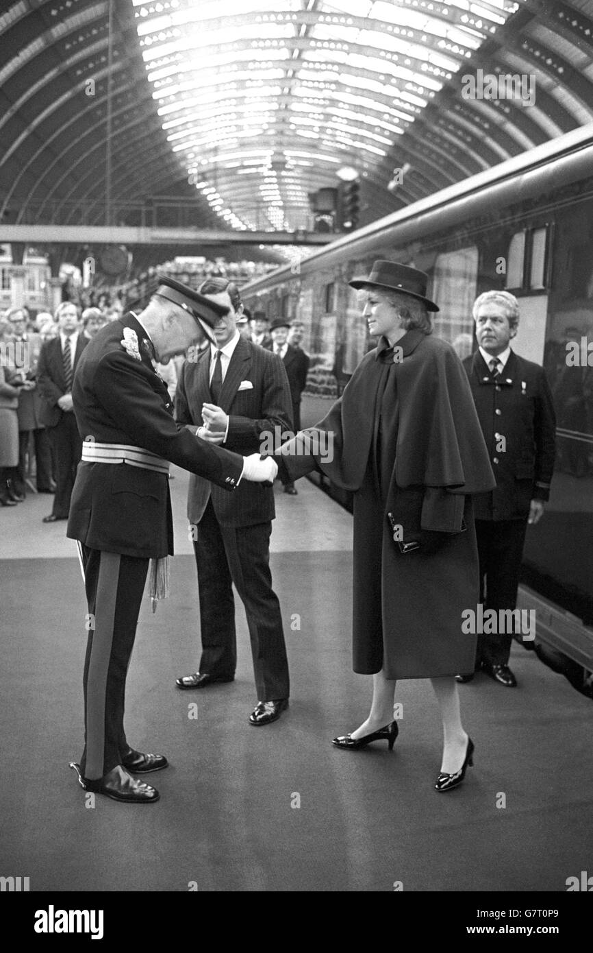 Royalty - Prince and Princess of Wales Visit to the National Railway ...