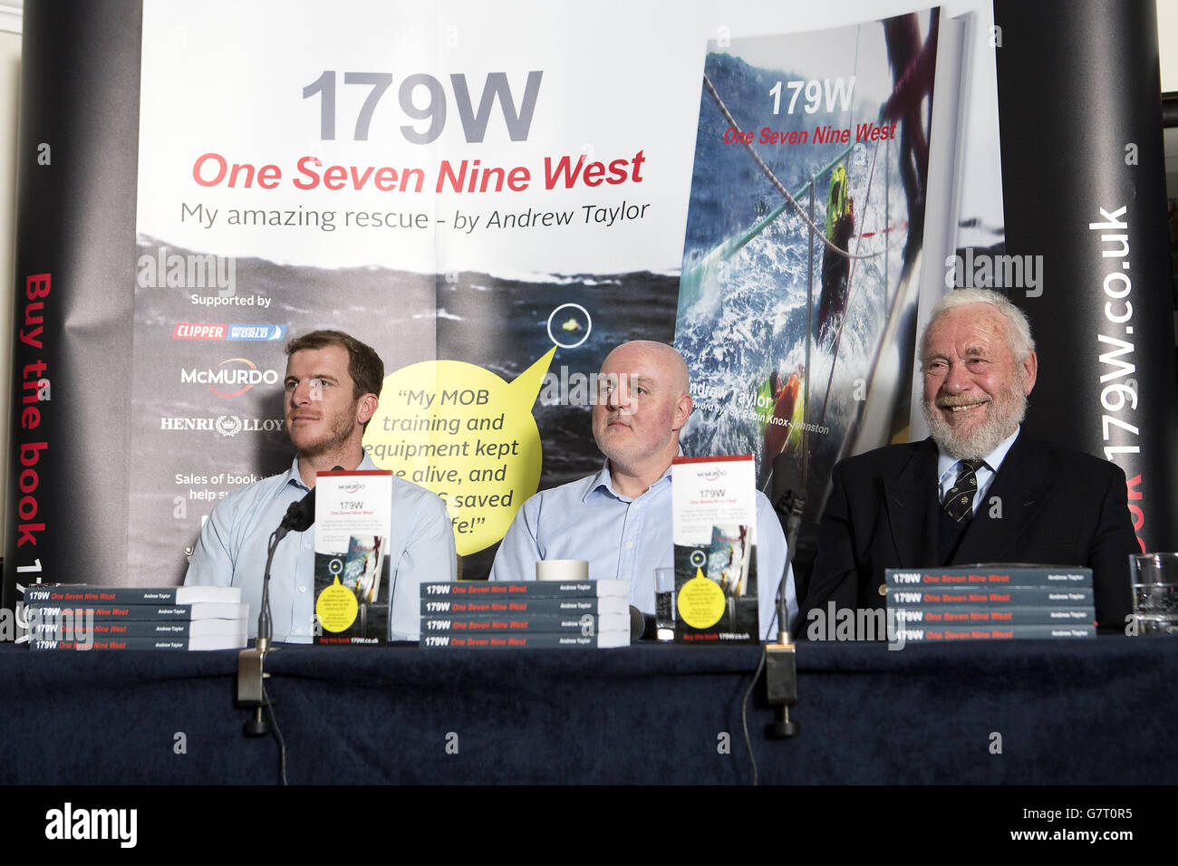 Andrew Taylor, (centre) survivor of man overboard incident in the ...