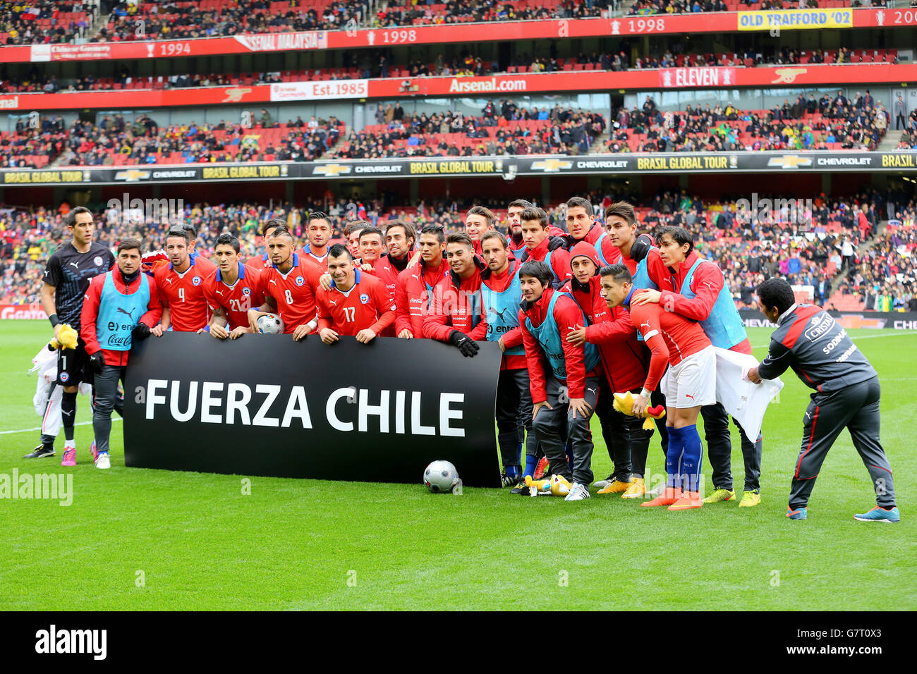 Soccer - International Friendly - Brazil v Chile - Emirates Stadium ...
