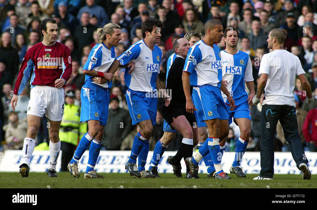 Sport football action police security hooligan pitch invasion hi-res ...