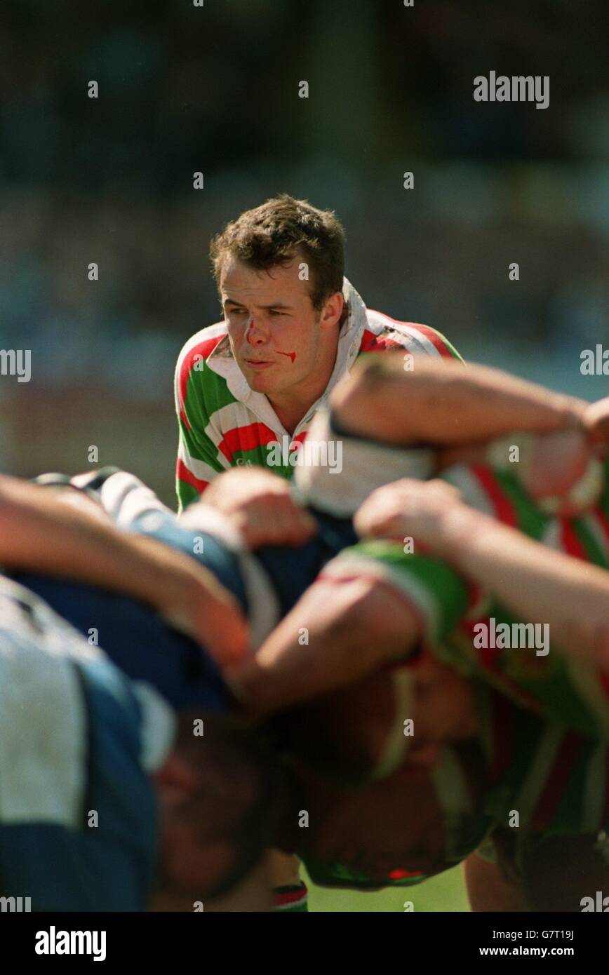 Rugby Union ... Bath v Leicester. Austin Healey, Leicester Stock Photo ...
