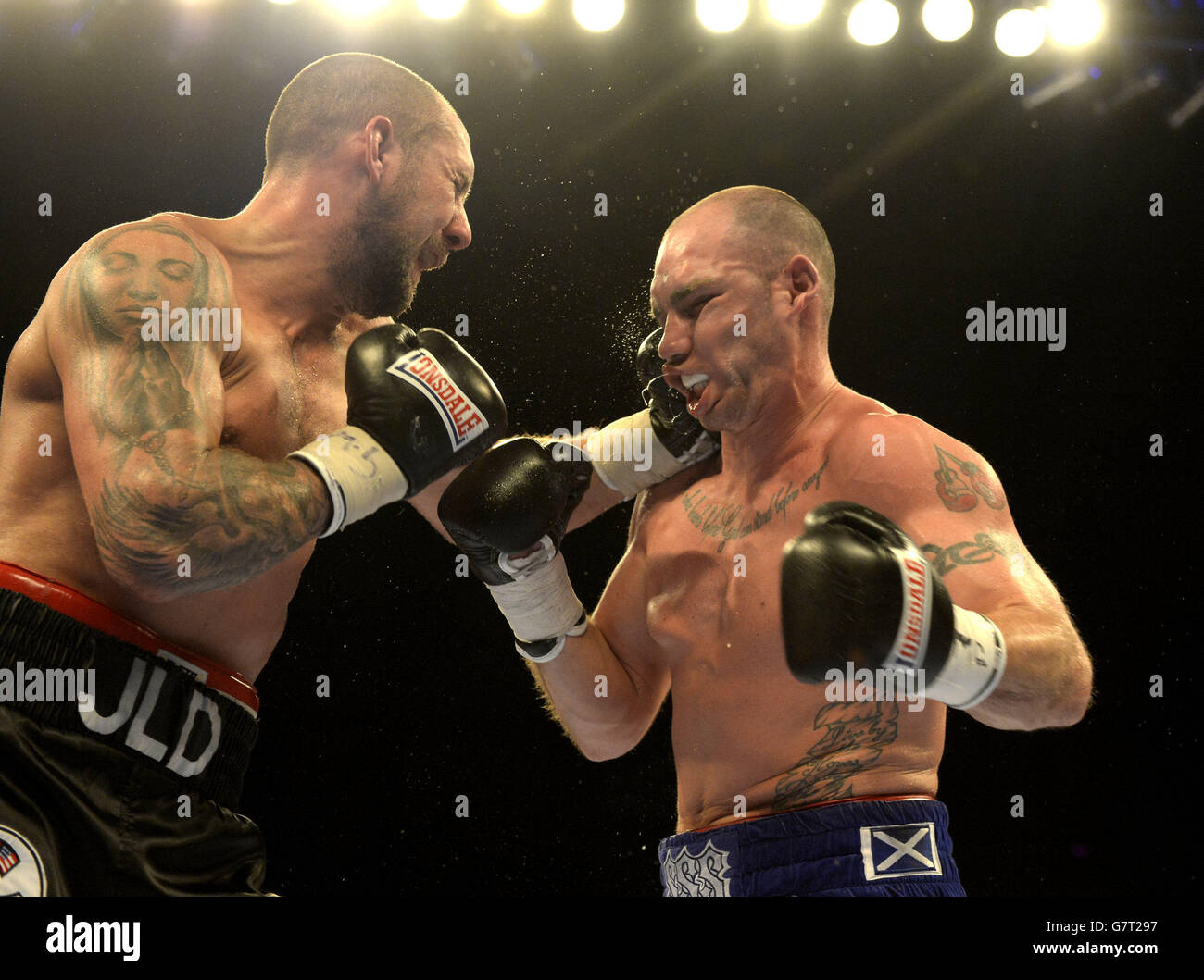 Boxing - Metro Radio Arena Stock Photo - Alamy