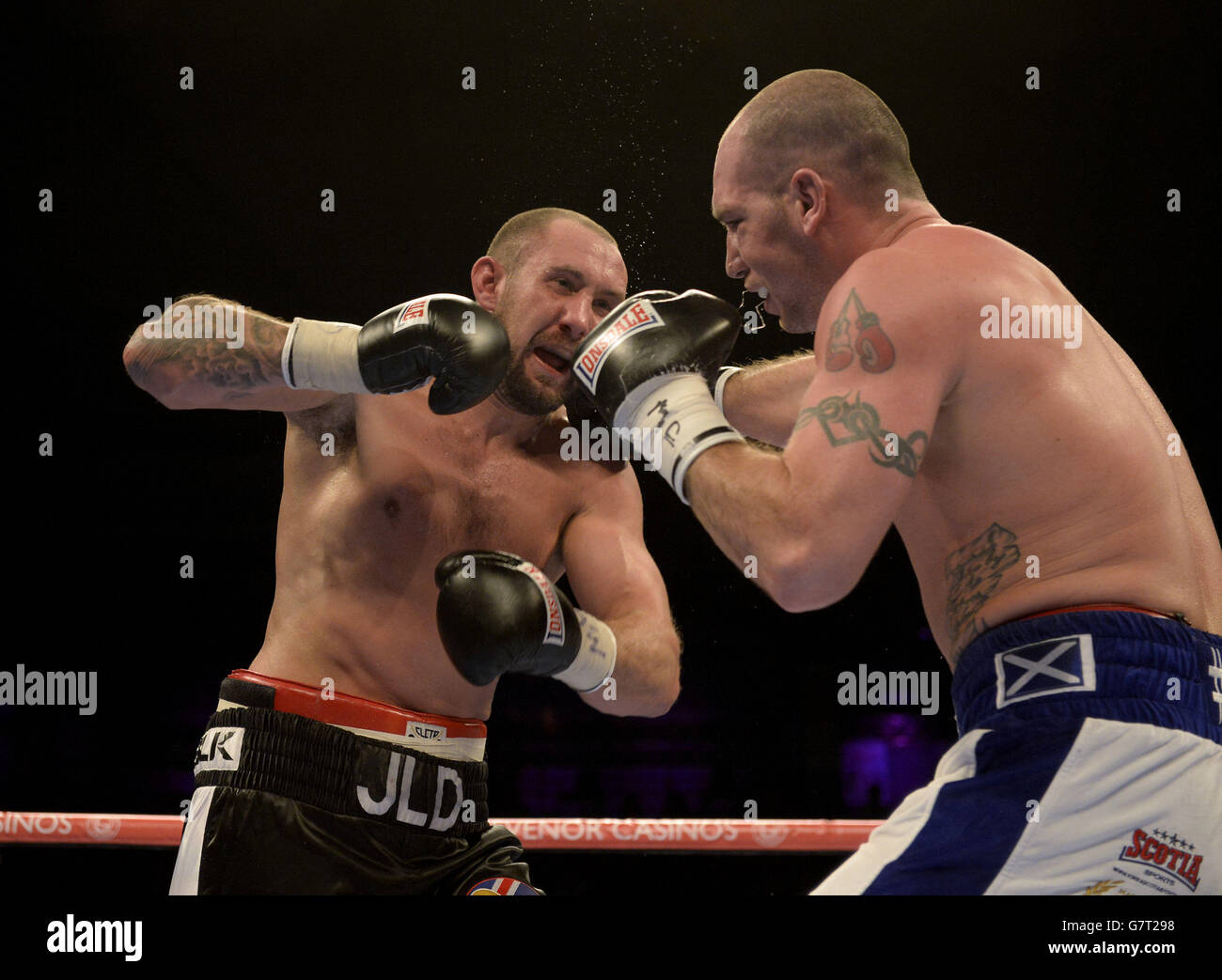 Boxing - Metro Radio Arena Stock Photo - Alamy