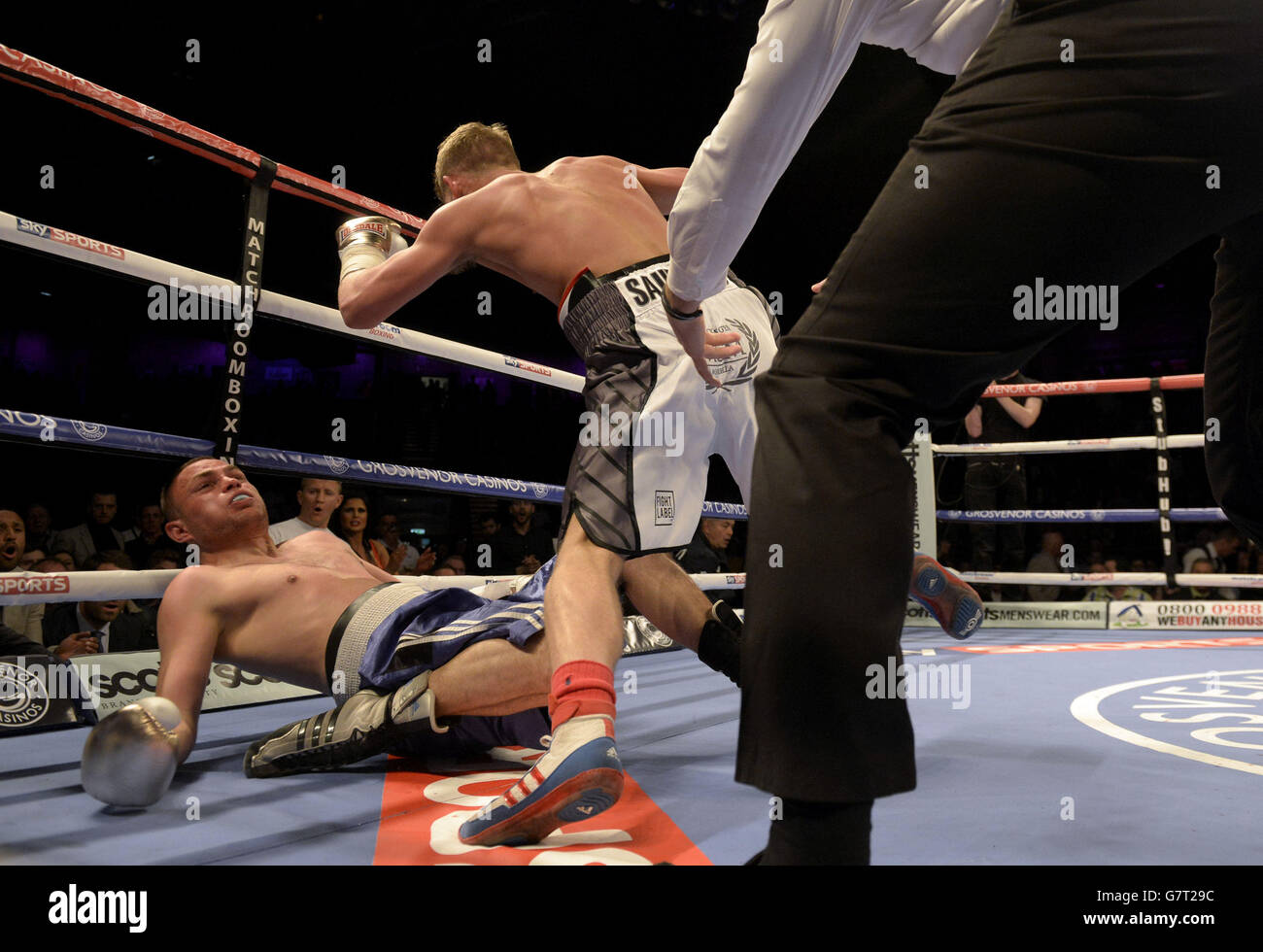 Boxing - Metro Radio Arena Stock Photo - Alamy
