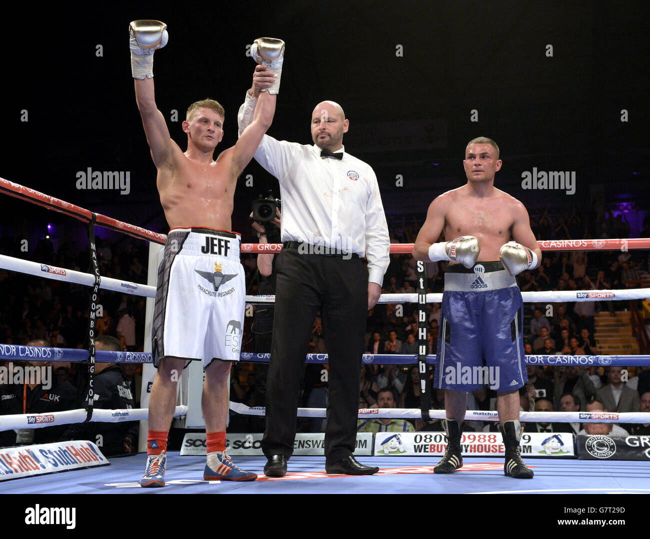 Boxing - Metro Radio Arena Stock Photo - Alamy