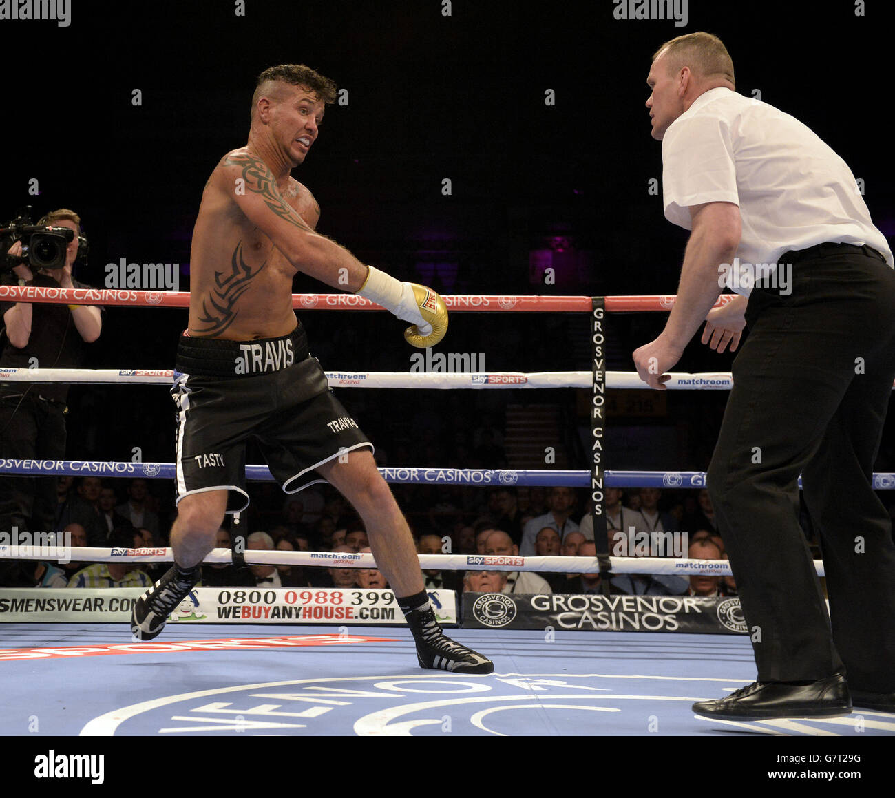 Boxing - Metro Radio Arena Stock Photo - Alamy