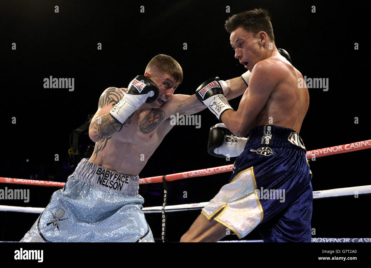 Boxing - Metro Radio Arena Stock Photo - Alamy