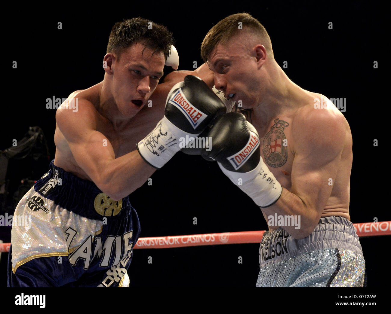 Boxing - Metro Radio Arena Stock Photo - Alamy