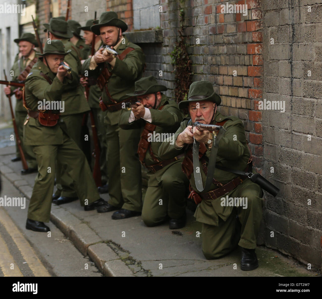 The orahilly charge re enactment hi-res stock photography and images ...