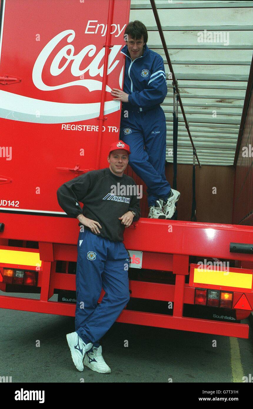 Soccer ... Leicester City press day in preparation for the Coca Cola ...