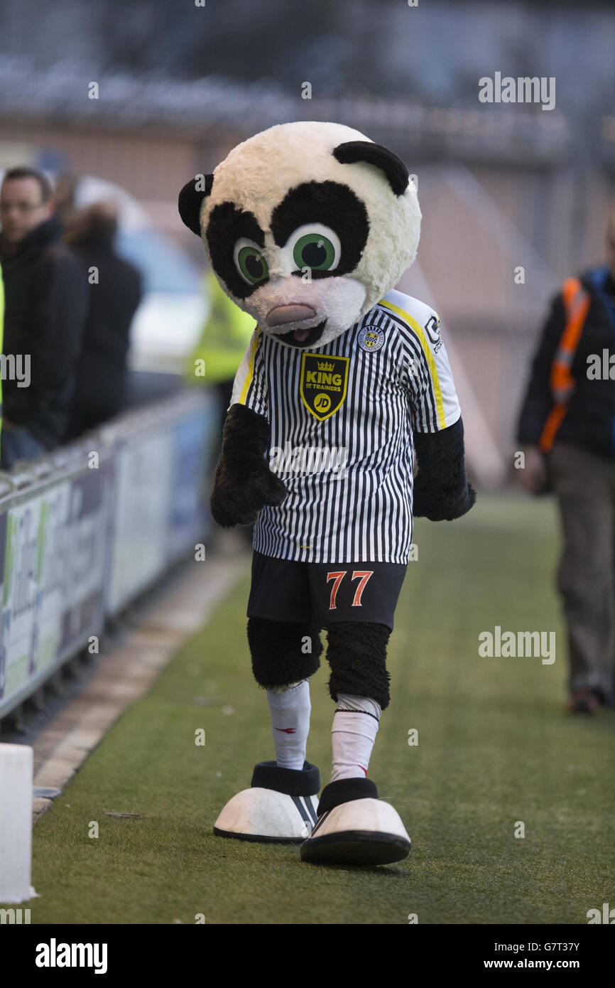 Mascot Paisley Panda during the Scottish Premiership match at St Mirren ...